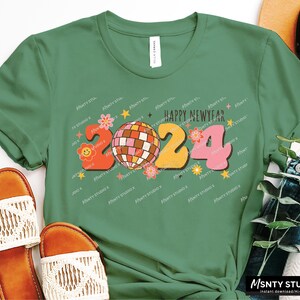 Happy New Year 2024 PNG, Disco Ball Png ,new Year's Sublimation Groovy ...