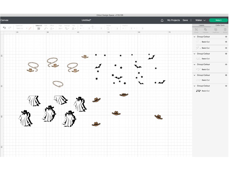 Full Wrap Cute Cowboy Ghost for Libbey 16 Oz Can Glass Cowboy - Etsy