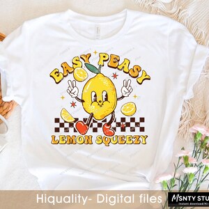 Easy Peasy PNG, Retro Png, Summer Png, Retro Summer Png, Kids ...