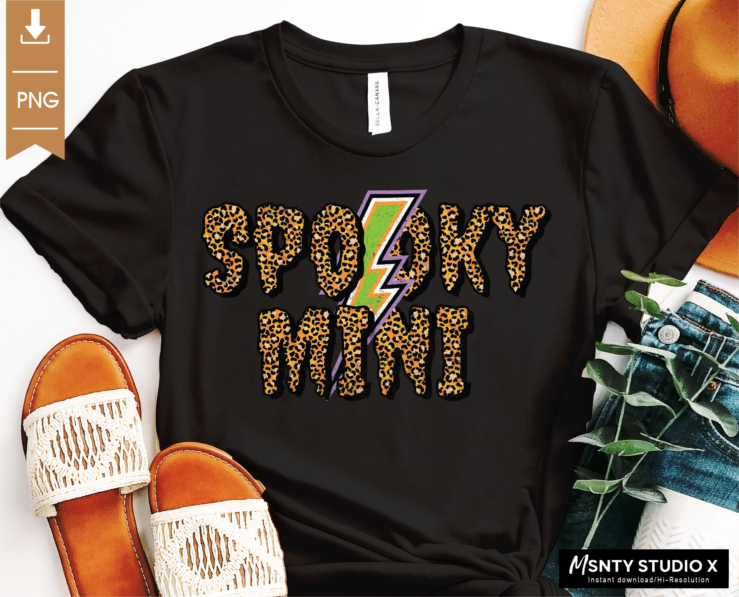 Spooky Mini Png Halloween Png Halloween Sublimation Design - Etsy