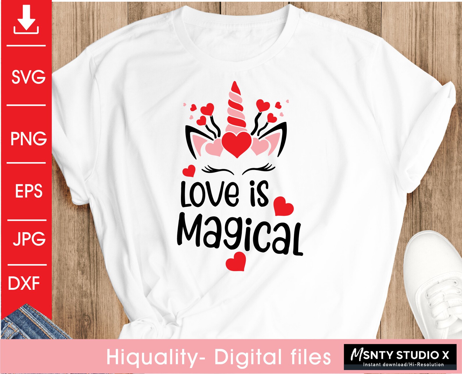 Valentine Unicorn Bundle Svgunicorn Face Svg Valentine Heart - Etsy