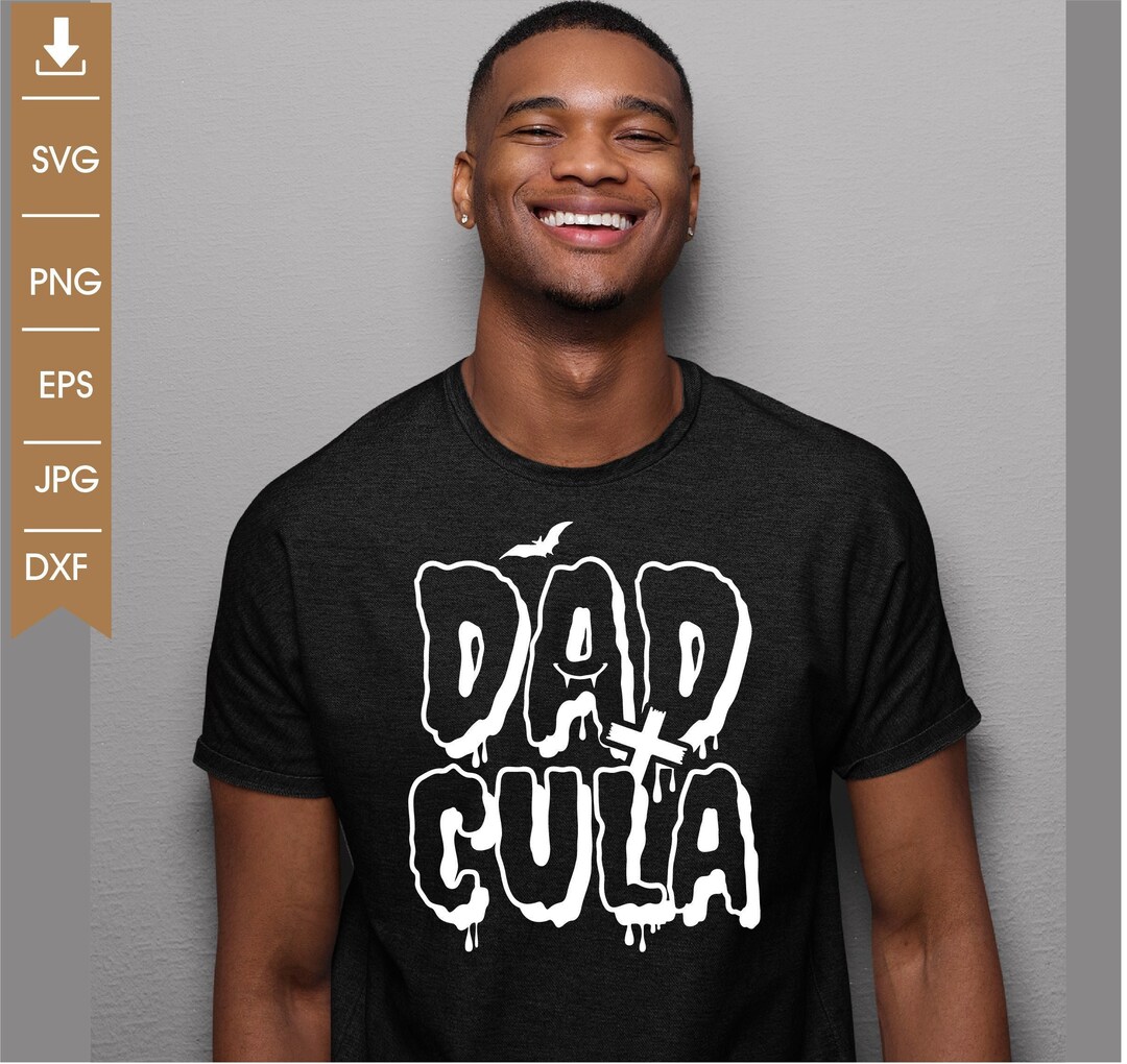 Dadcula Halloween SVG PNG: Spooky Dad Design (digital Download) - Etsy