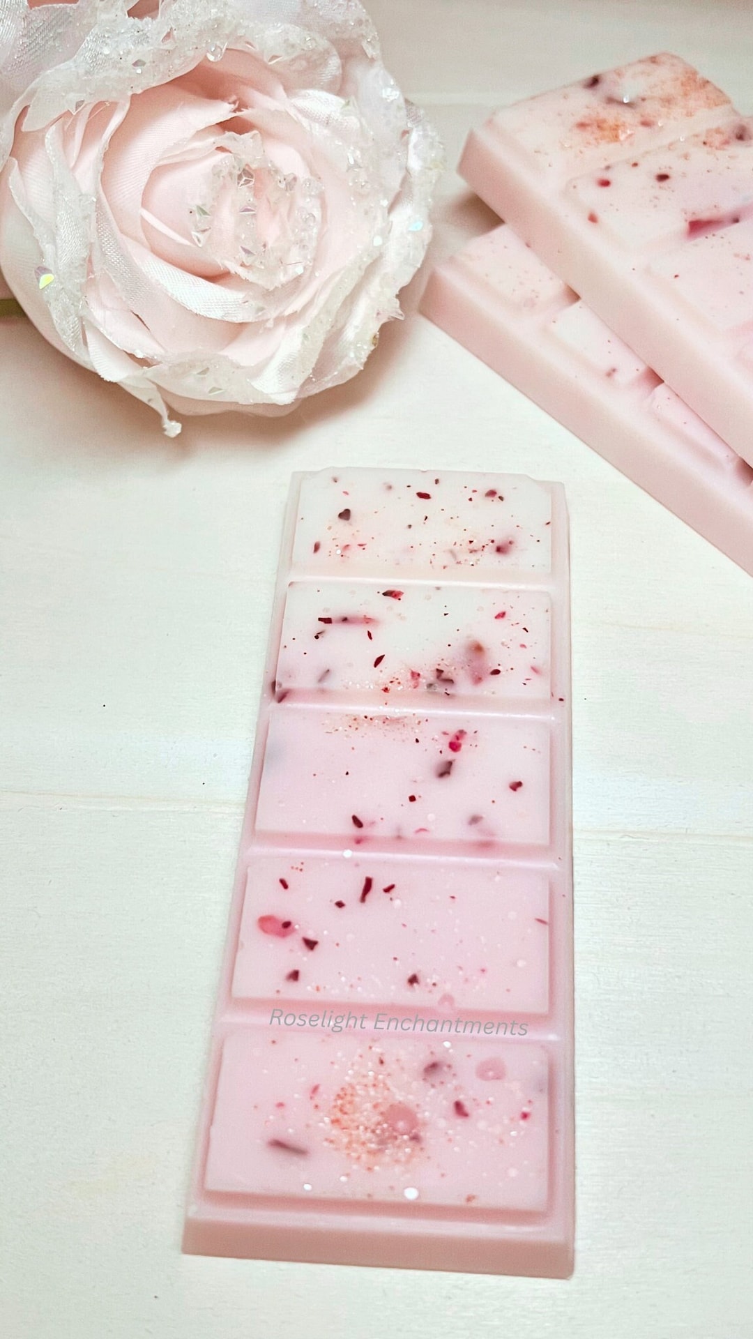 Enchanted Rose Wax Melts Snap Bars 100% Natural Soy Strong Scented ...