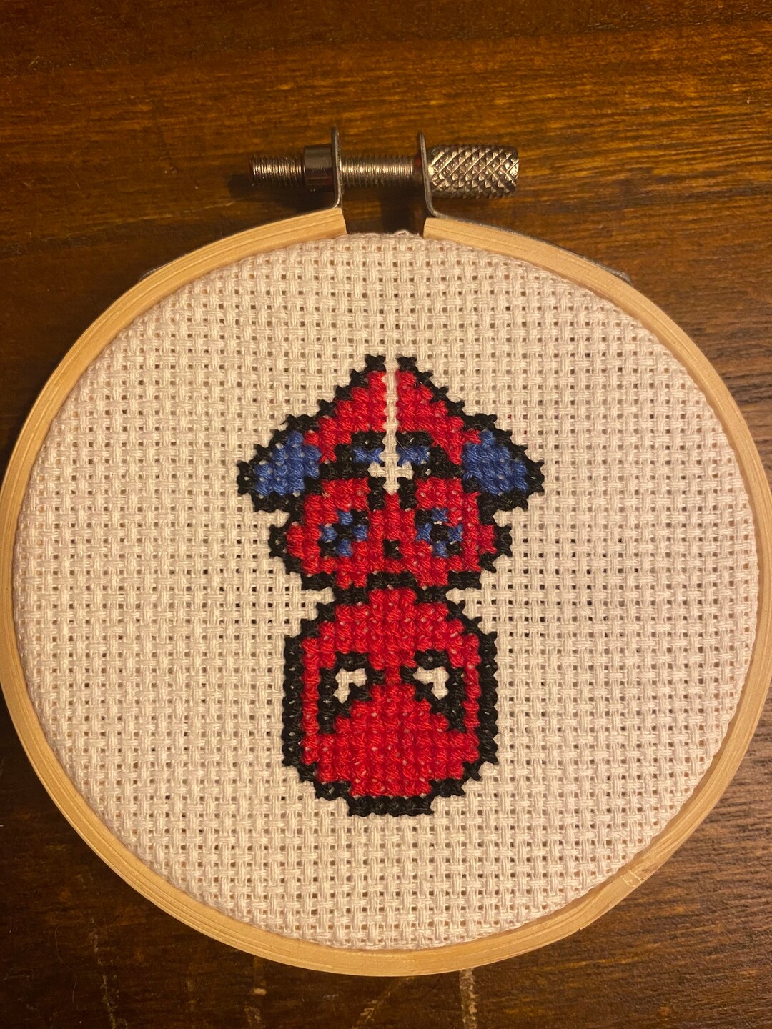 Punto de cruz enmarcado de Spider-Man - Etsy México