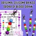 Order of Blood Draw Beads, Badge Reel Accessory for Student Nurses ...