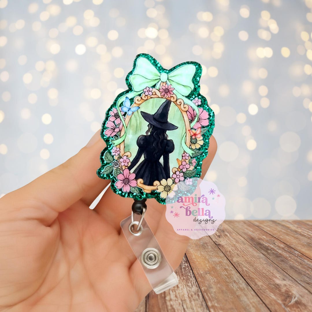 Wicked Inspired Witch Badge Reel | Wicked Themed Badge Reel | Funny ...