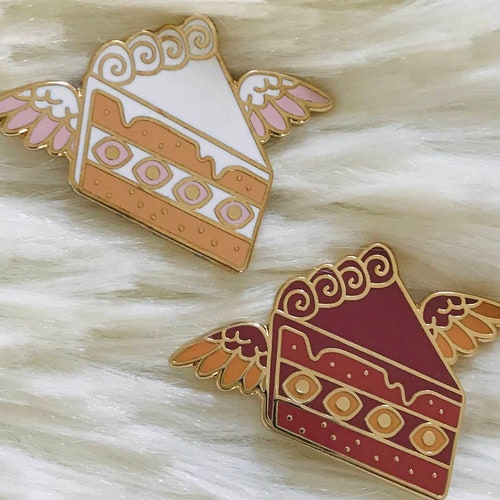 Angel Wings Hard Enamel Pin Guardian Angel Enamel Pin | Etsy