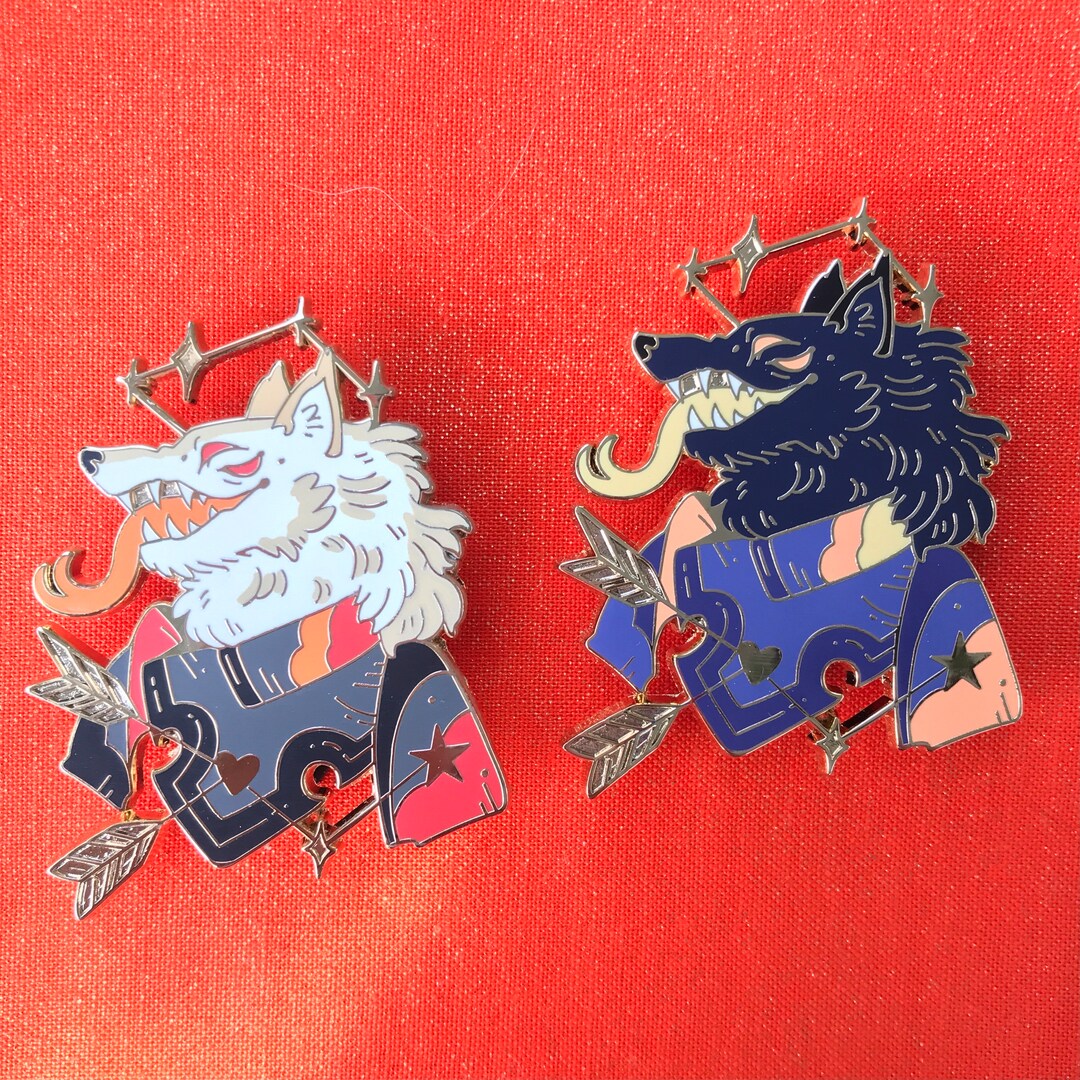 Wolf Knight Pins - Etsy