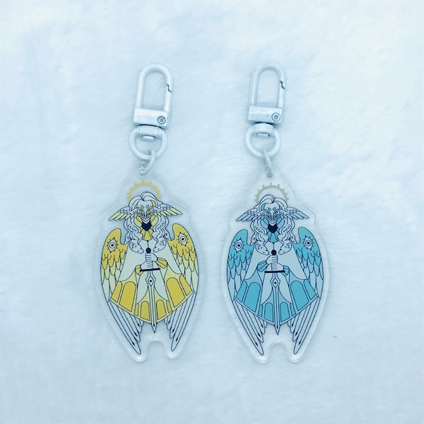 Biblically Accurate Angel Keychain - Etsy