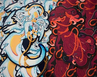 Mermaid Die Cut Vinyl Stickers Siren Scrapbooking - Etsy