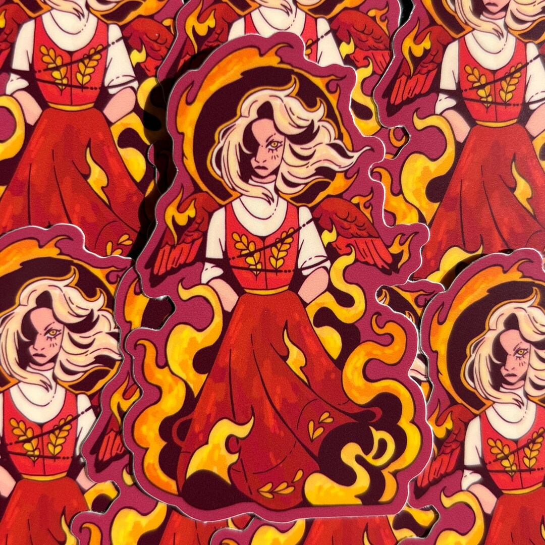 Burned at Stake Sticker - Etsy
