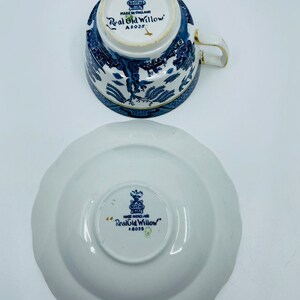 Booth’s Real Old Willow Teacup and Saucer - Etsy