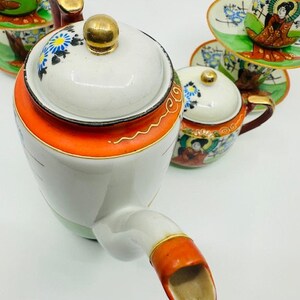 Genuine Samurai China Hand Painted Made in Japan Tea Set - Etsy Canada