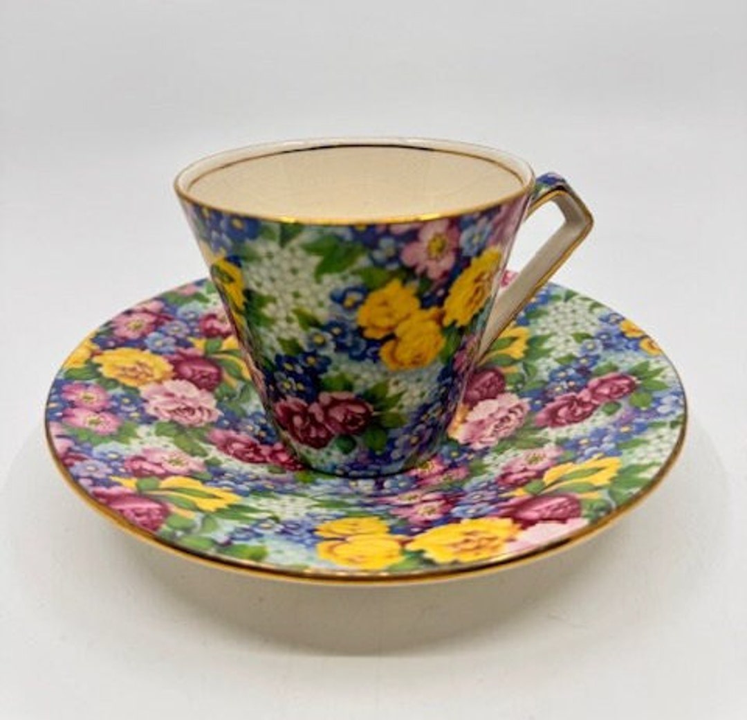Royal Winton Cup and Saucer in Highly Collectible Chintz Pattern ...