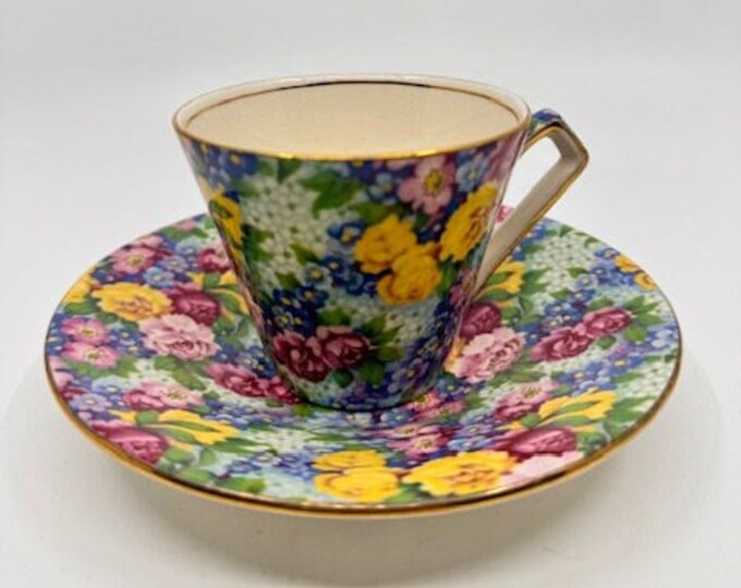 Royal Winton Cup and Saucer in Highly Collectible Chintz Pattern ...