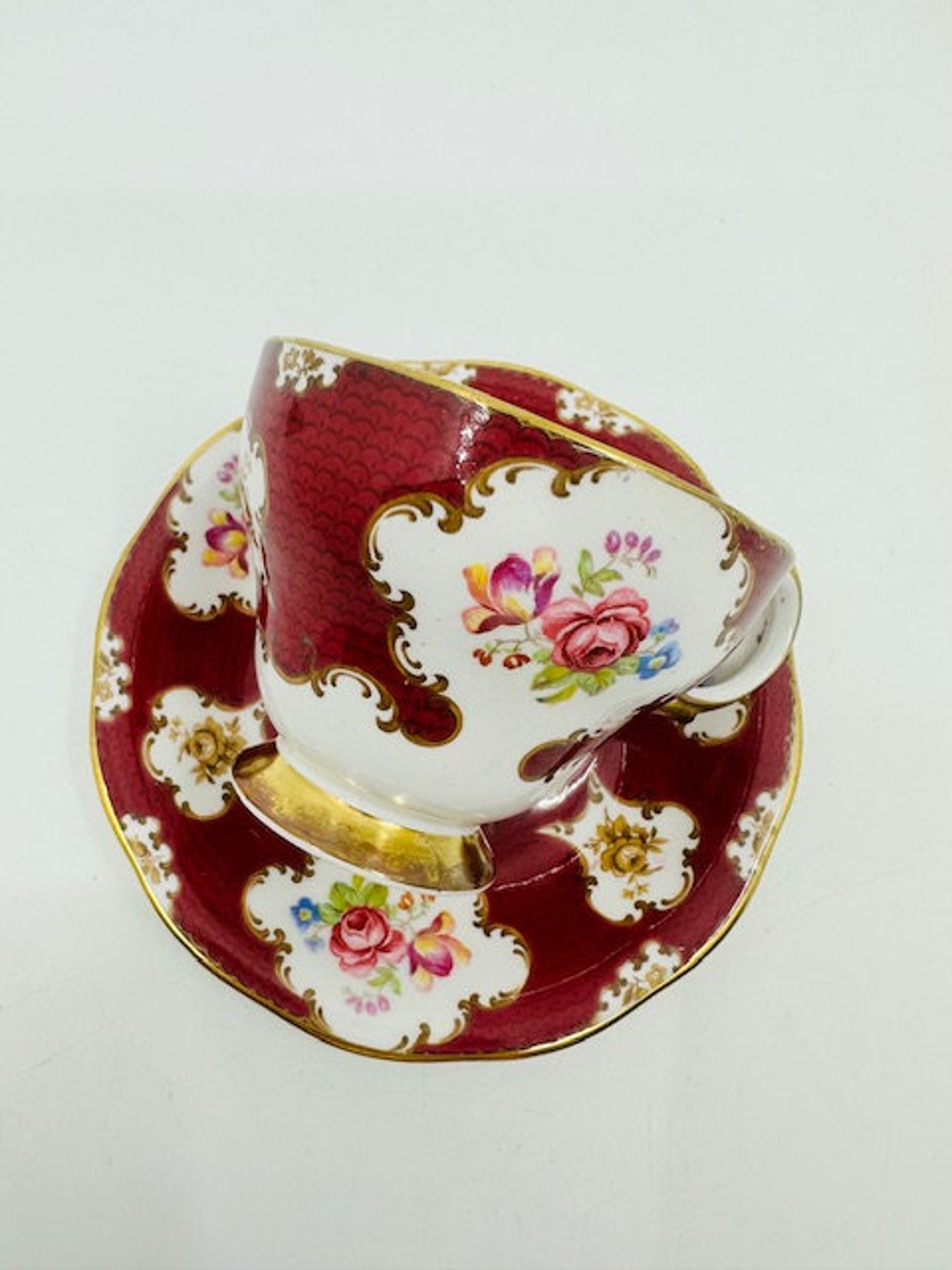Queen Anne Lady Eleanor Teacup and Saucer - Etsy
