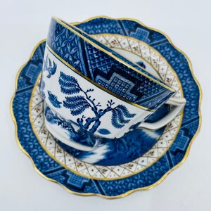 Booth’s Real Old Willow Teacup and Saucer - Etsy