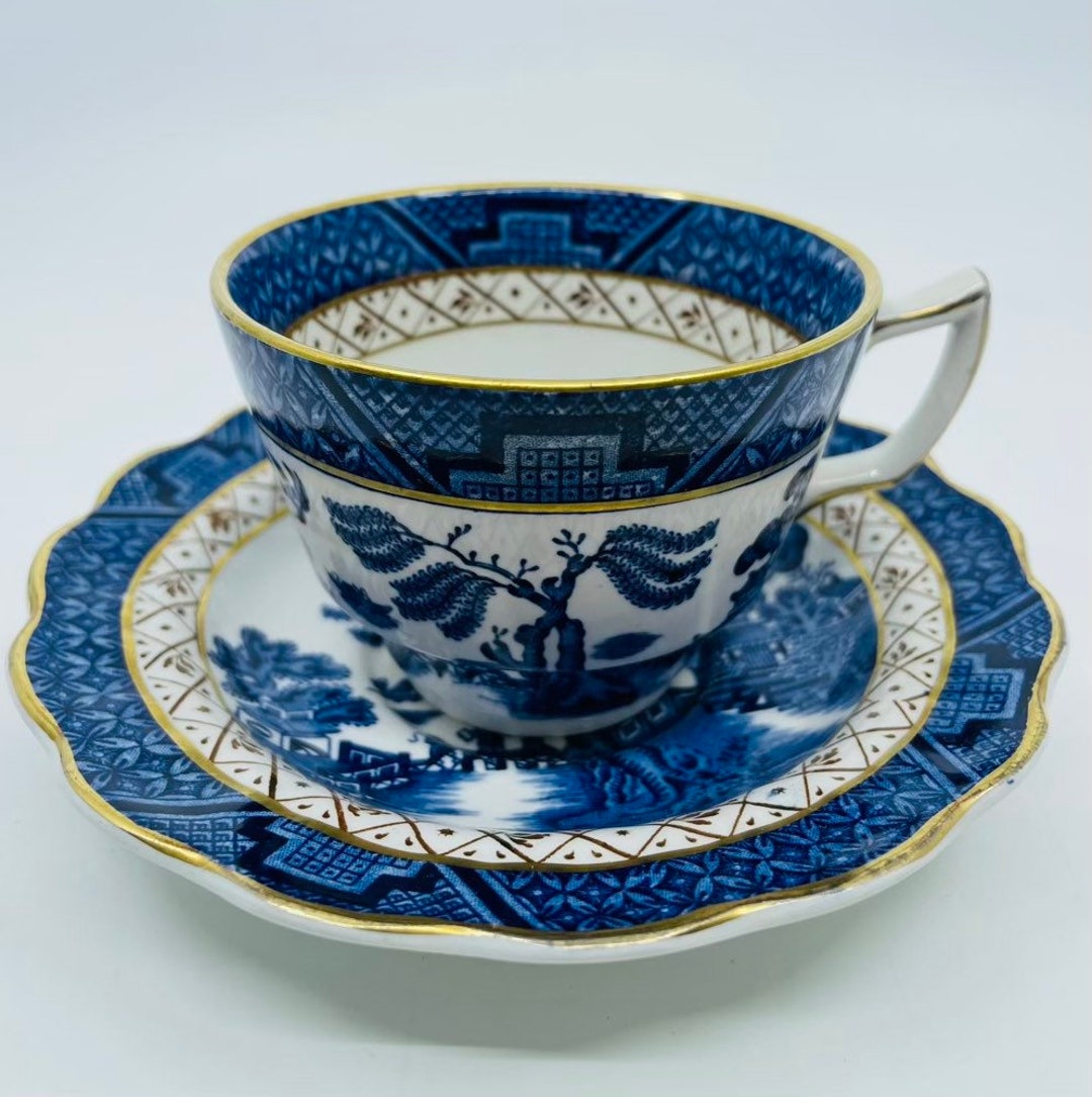 Booth’s Real Old Willow Teacup and Saucer - Etsy