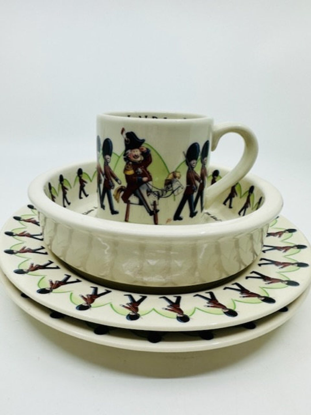 Anderton Pottery the Grand Old Duke of York Children’s Dish Set - Etsy