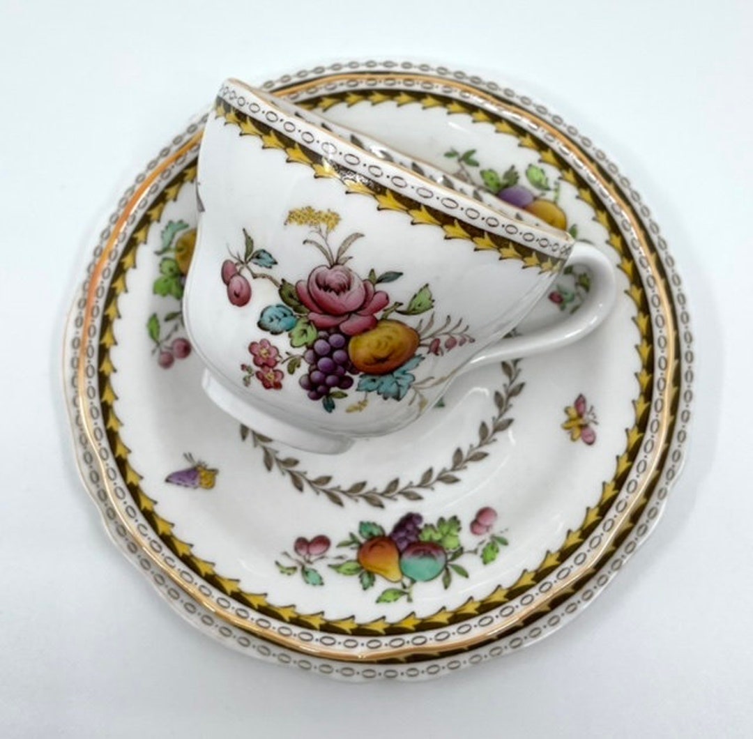 Spode Rockingham Trio Teacup Saucer and Side Plate - Etsy