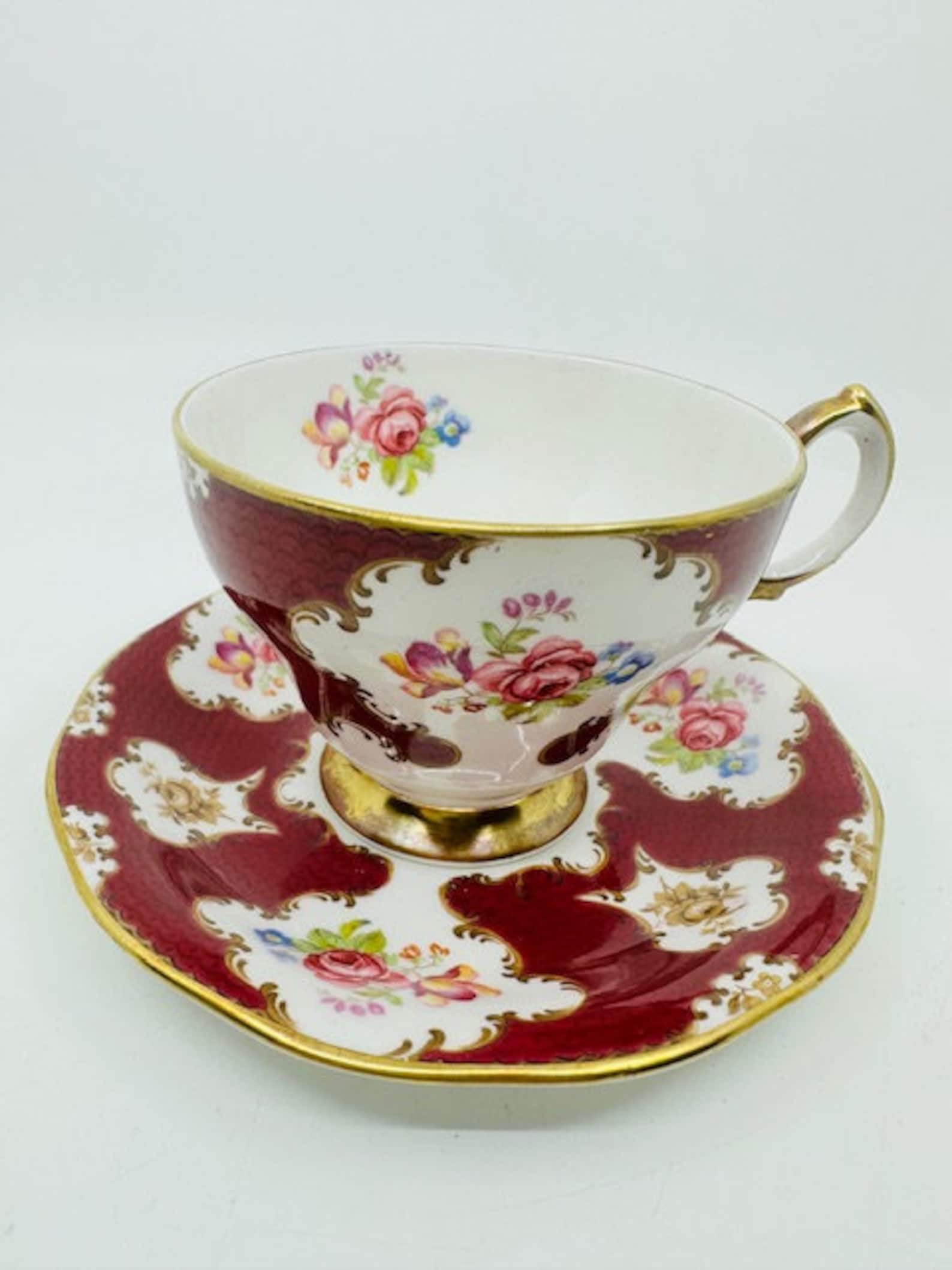Queen Anne Lady Eleanor Teacup and Saucer - Etsy