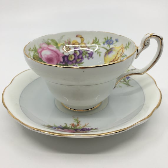 EB Foley Tea Cup and Saucer - Etsy