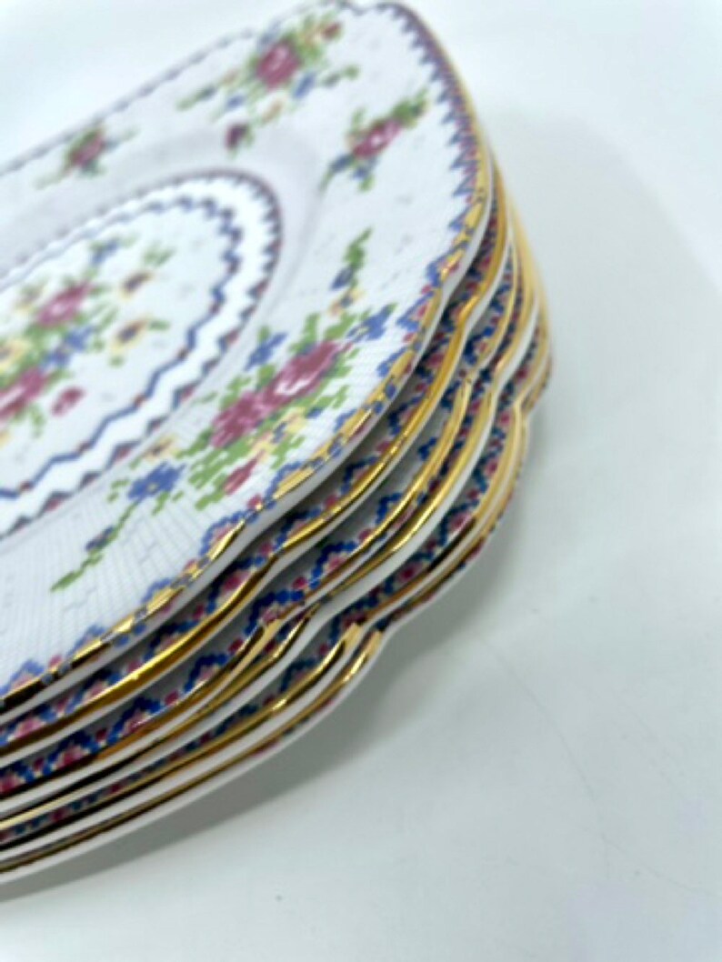 Royal Albert Petit Point 7.5 Inch Luncheon Plate - Set of 6 - Etsy
