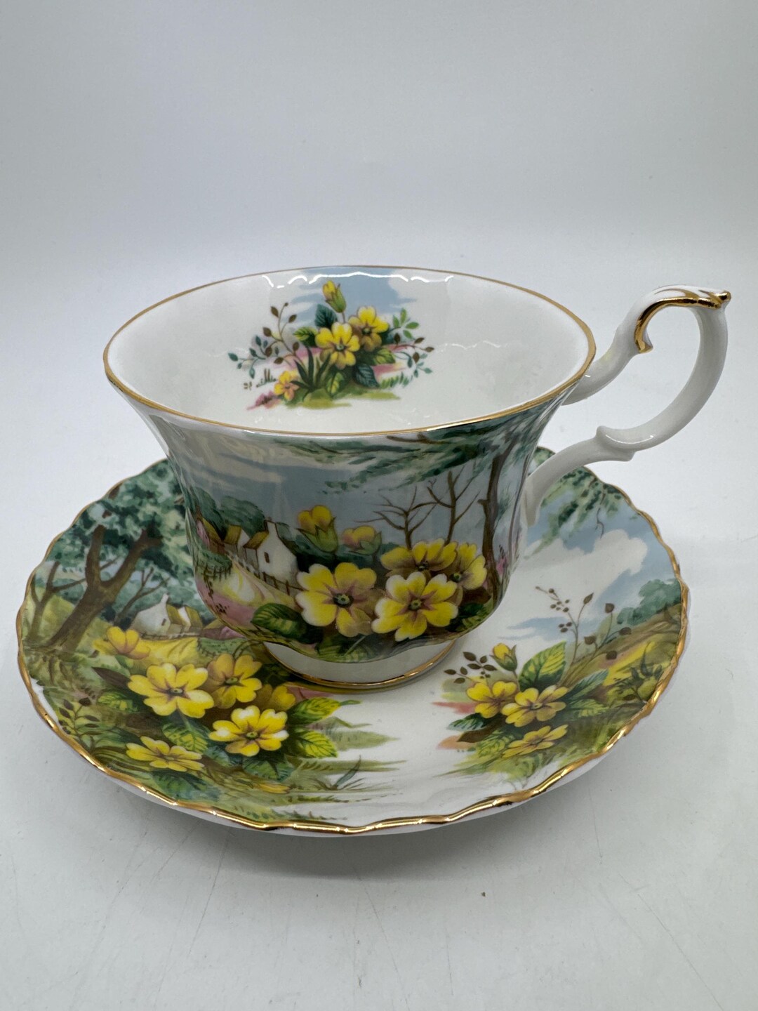 Royal Albert Country Scenes - Primrose Hill - Etsy