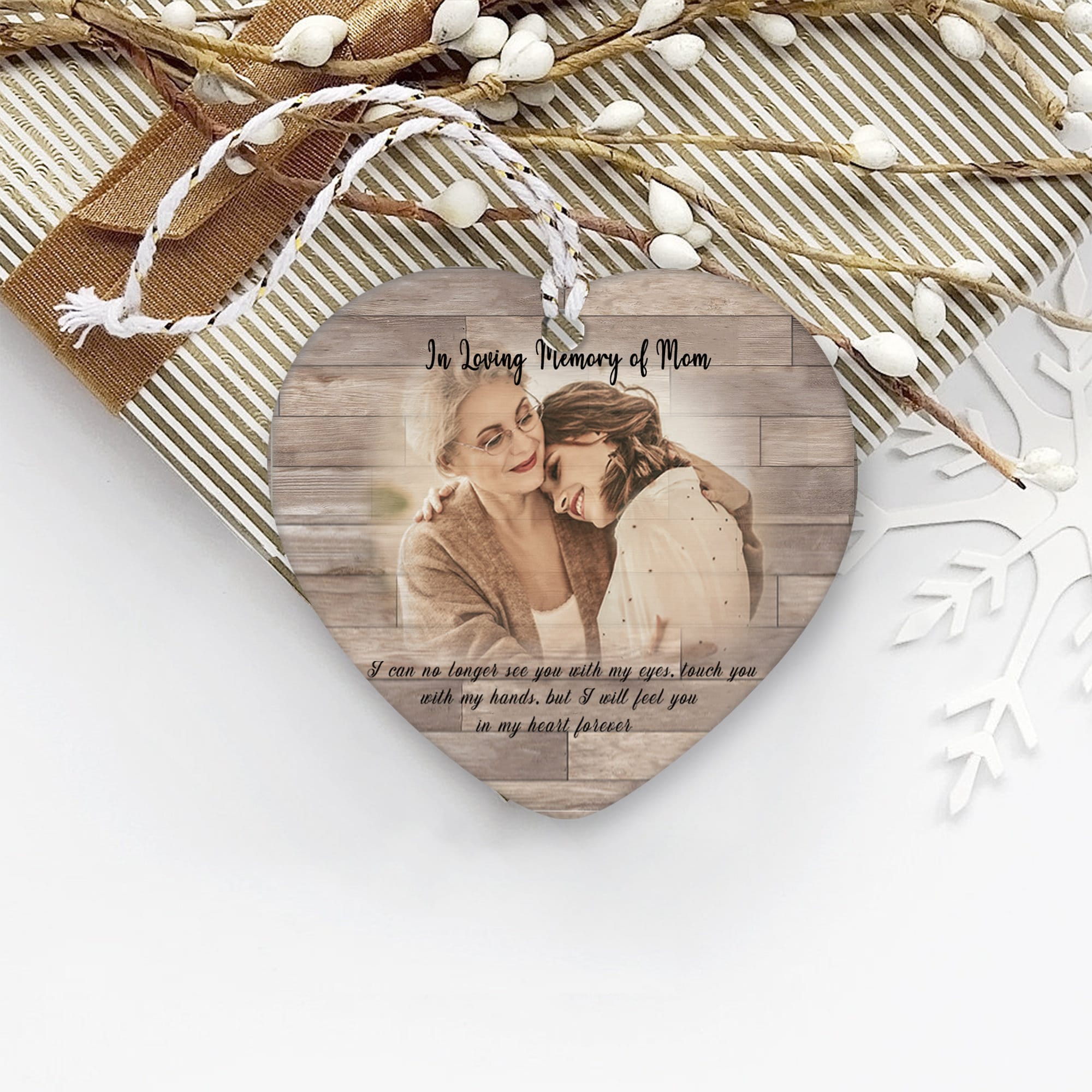 Memorial Loss Of Mom Memorial Ornament Designed & Sold By Chris Mason