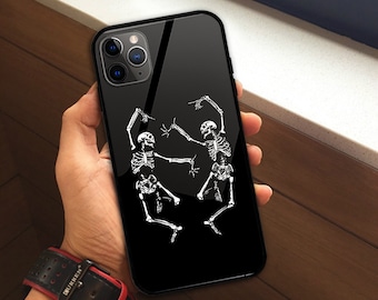 Skeleton and Phone - Etsy