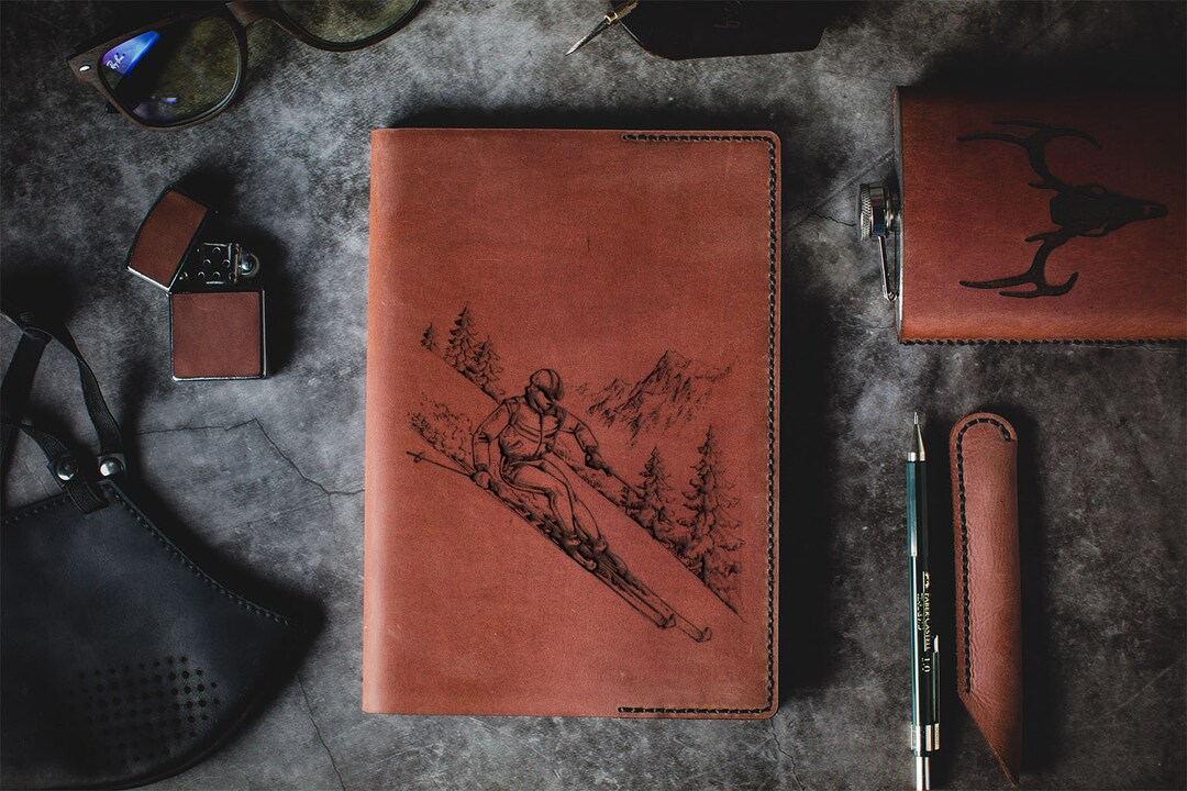 Ski Journal Notebook Cover Winter Skiing Snowboard Freestyle Slopestyle ...