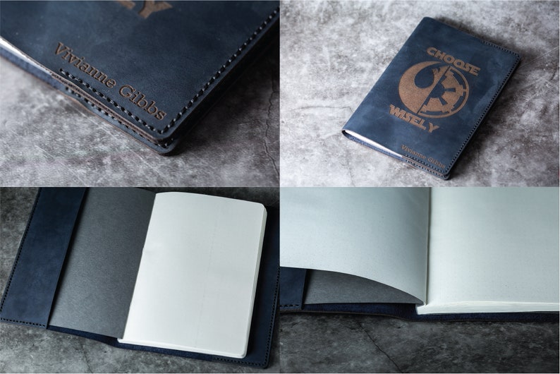 Wolf Forest Nature Journal Notebook Cover Silver Moon Wolf - Etsy