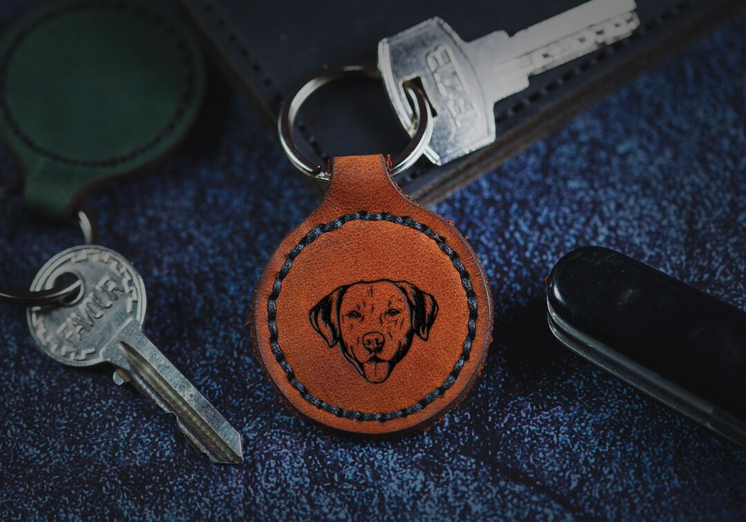 Labrador Retriever Dog Personalized Keychain Cute Labrador - Etsy