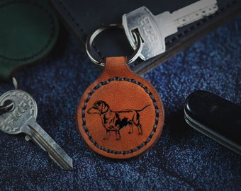 Dachshund Keyring Sausage Dog Keychain Personalised Gifts - Etsy UK