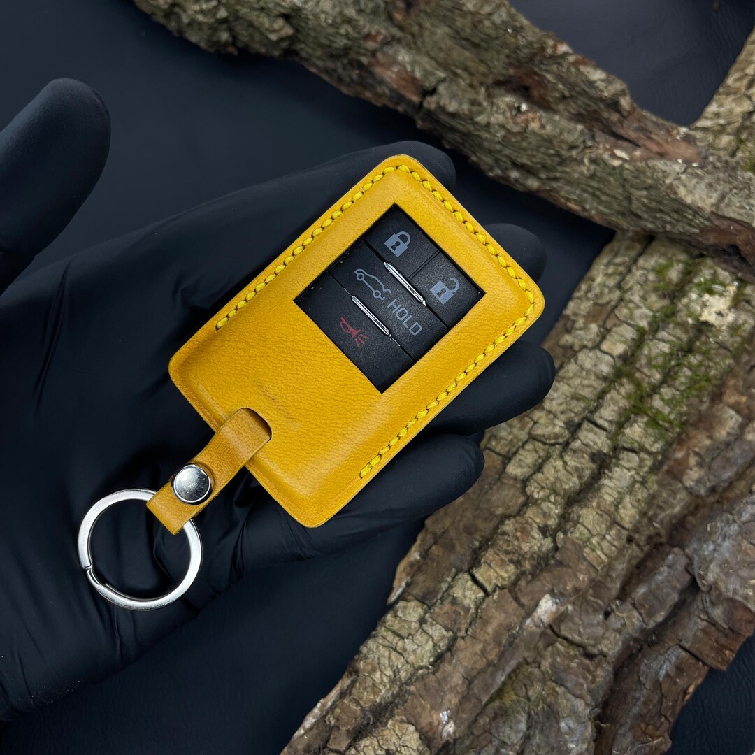 Handmade Smart Key Cases Leather Key Fob Covers for Corvette Smart Key ...