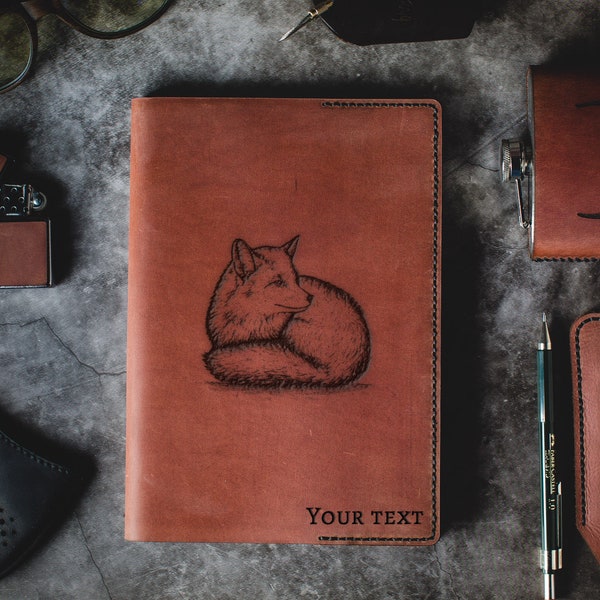 Fox Notebook - Etsy