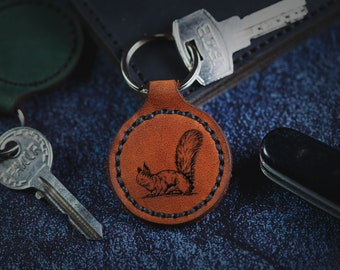 Squirrel Key Chain | Etsy