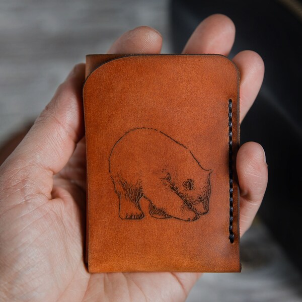 Bear Wallet - Etsy