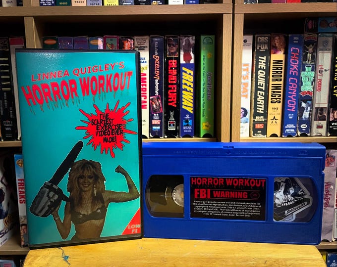 Linnea Quigley's Horror Workout VHS - Etsy