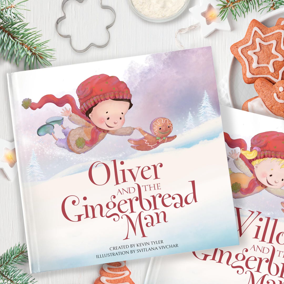 Personalized Gift, Personalized Christmas Story Book: Gingerbread ...