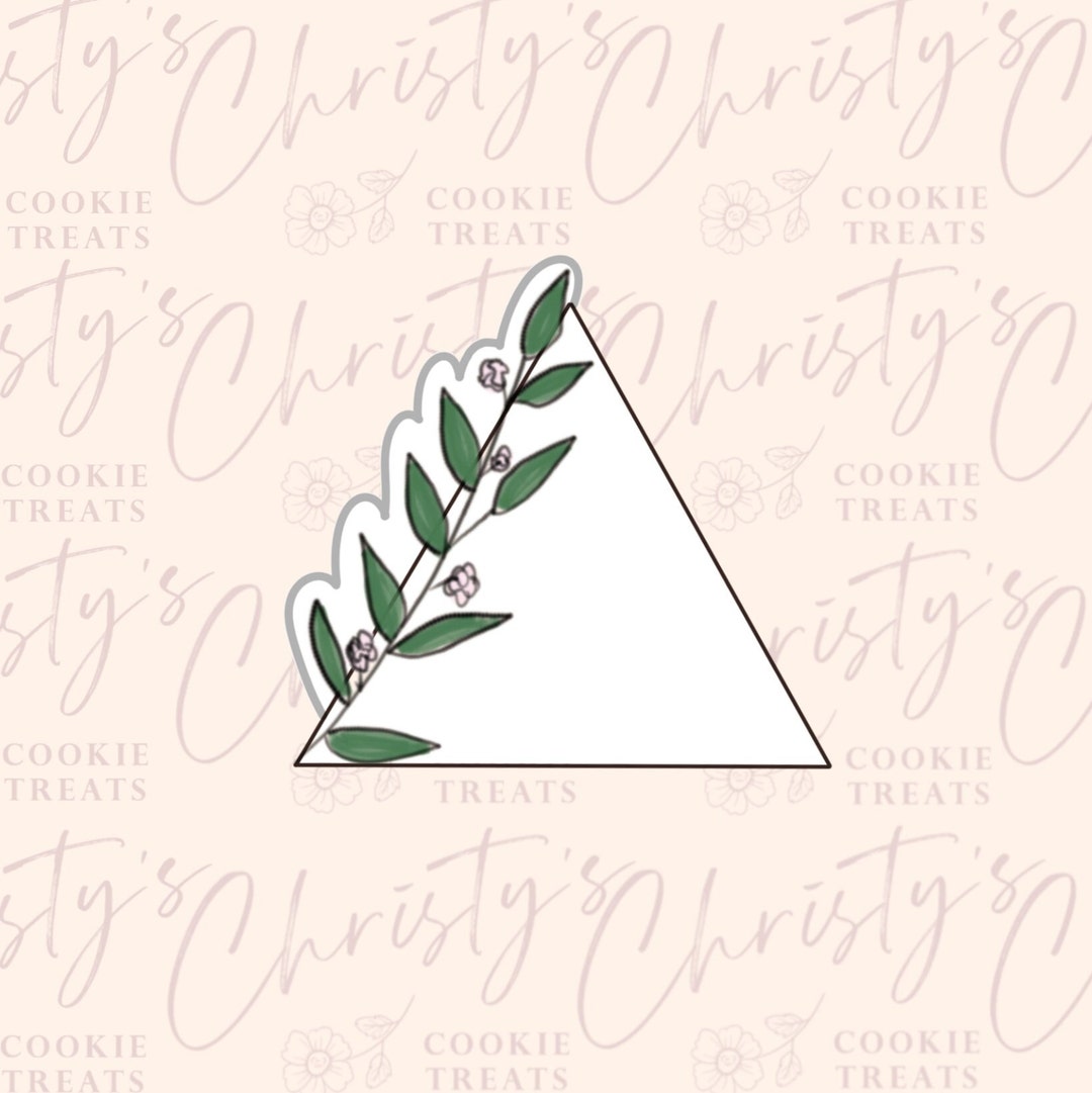 Leafy Triangle - Etsy