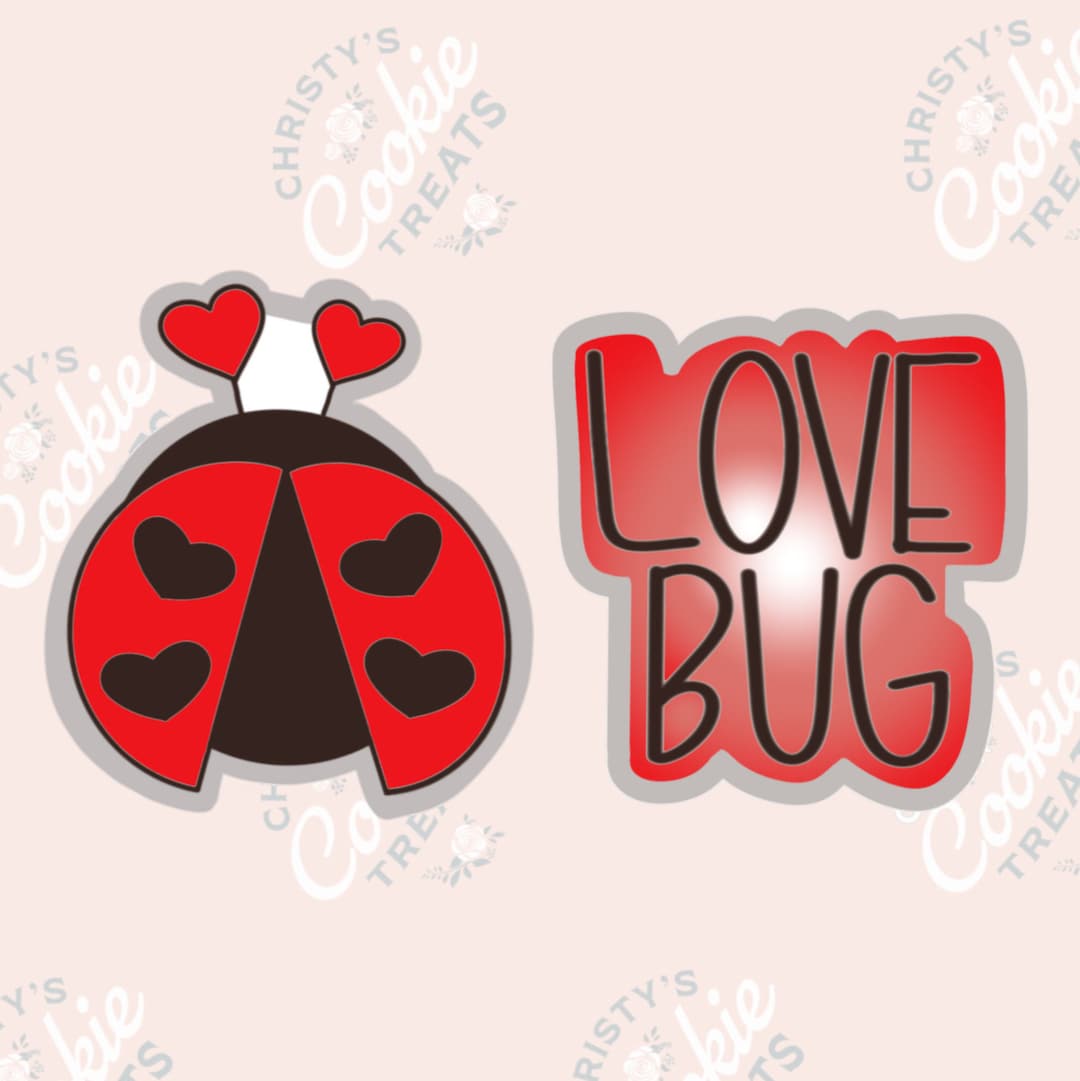 Love Bug Cookie Cutter Set - Etsy