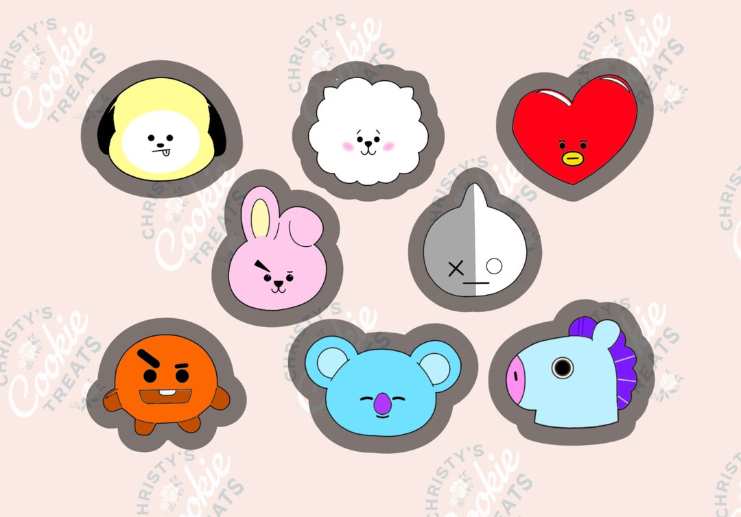 BTS Cookie Cutter Set - Etsy
