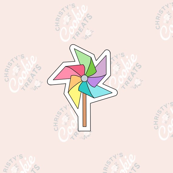 Pinwheel Cookie Cutter - Etsy
