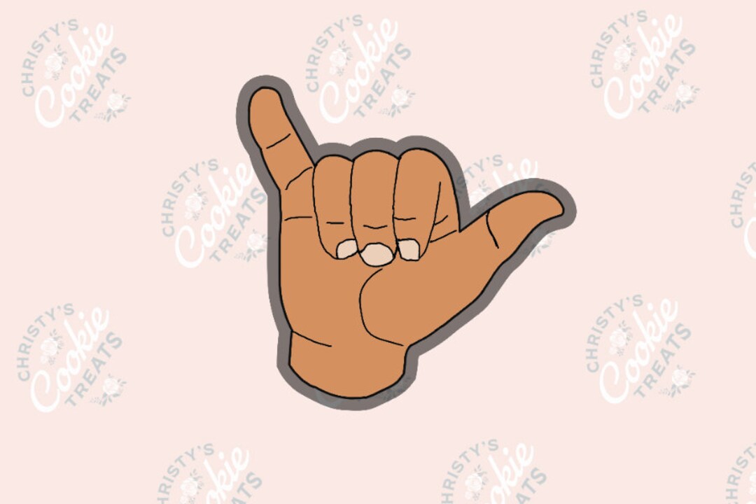 Shaka Cookie Cutter - Etsy