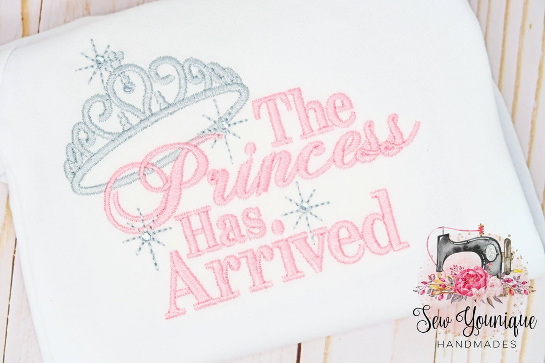 The Princess Has Arrived - Newborn Announcement - Coming Home Outfit ...