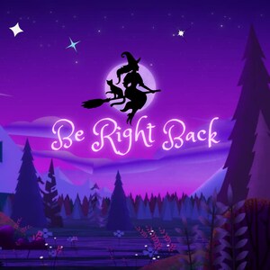 Magical Night Animated Scene Witch Animated Scene Twitch - Etsy