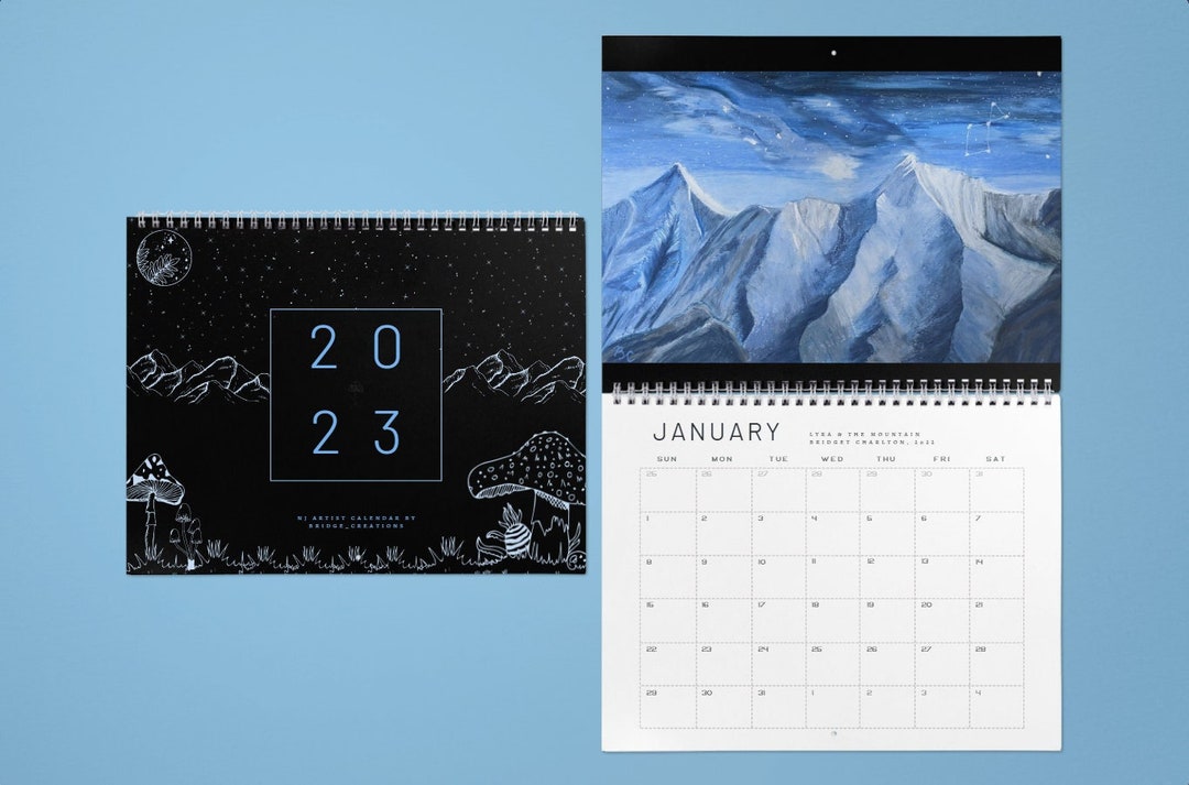 2023 NJ Artist Calendar - Etsy