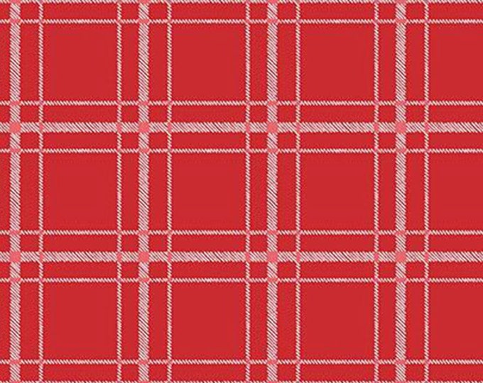 Lumberjack Fabric Lumberjack Mountain by Jannasalak Red Black Woodland ...