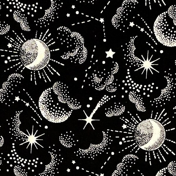 Starry Night Fabric - Etsy